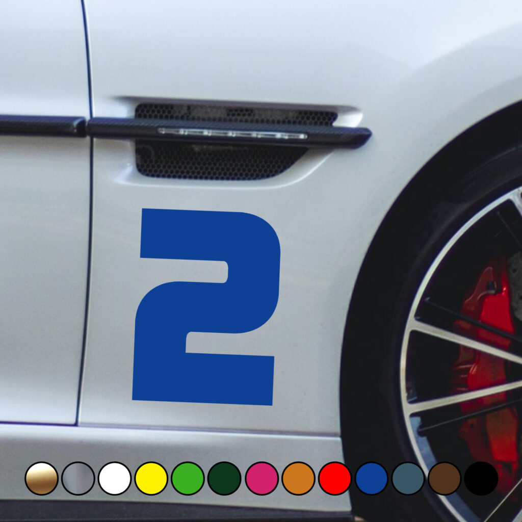 Racing driver Logan Sargeant car #2 fan version logo – Vinyl Decal ...