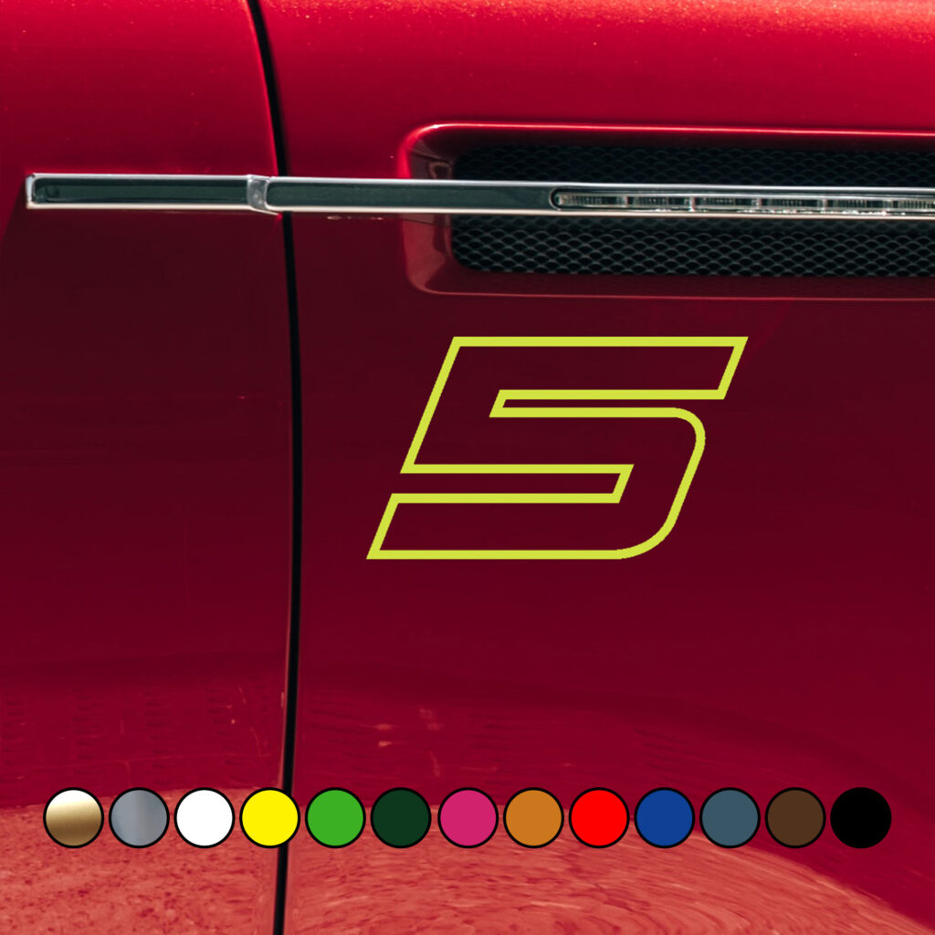 Racing driver Sebastian Vettel 5 – Vinyl Decal Sticker Vinyl Decals 4u