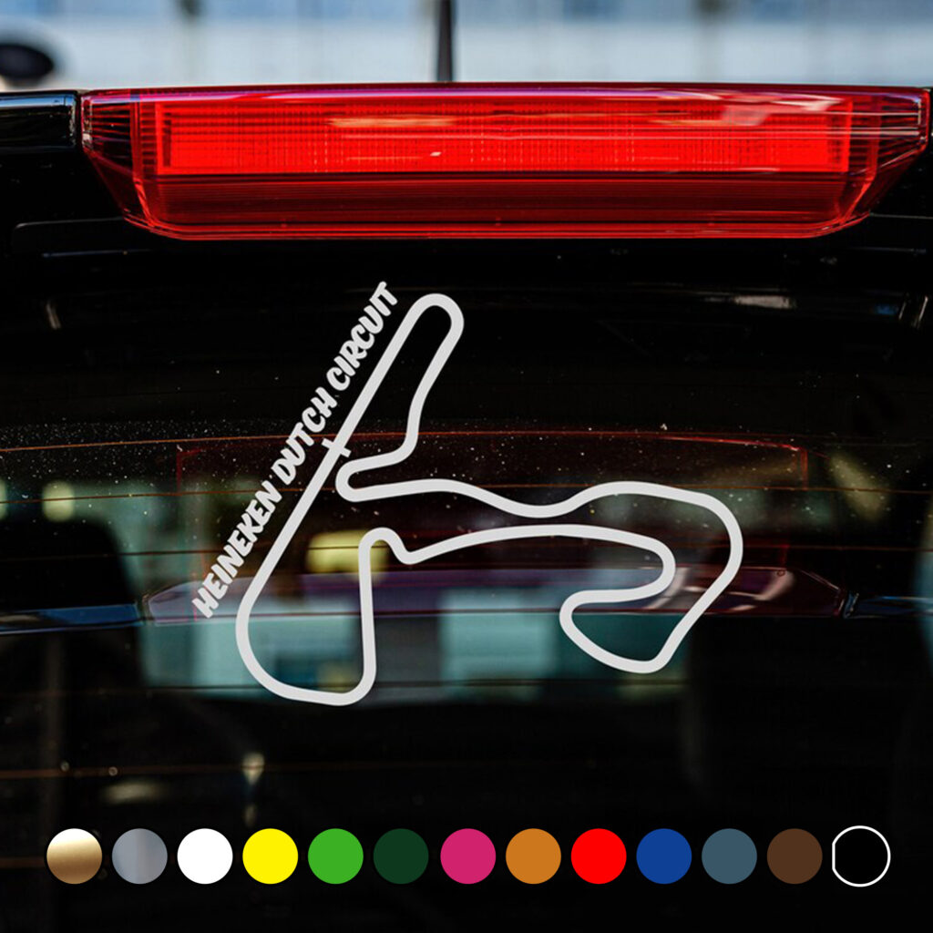 Racing track design of Heineken Dutch Grand Prix - Vinyl Decal Sticker ...