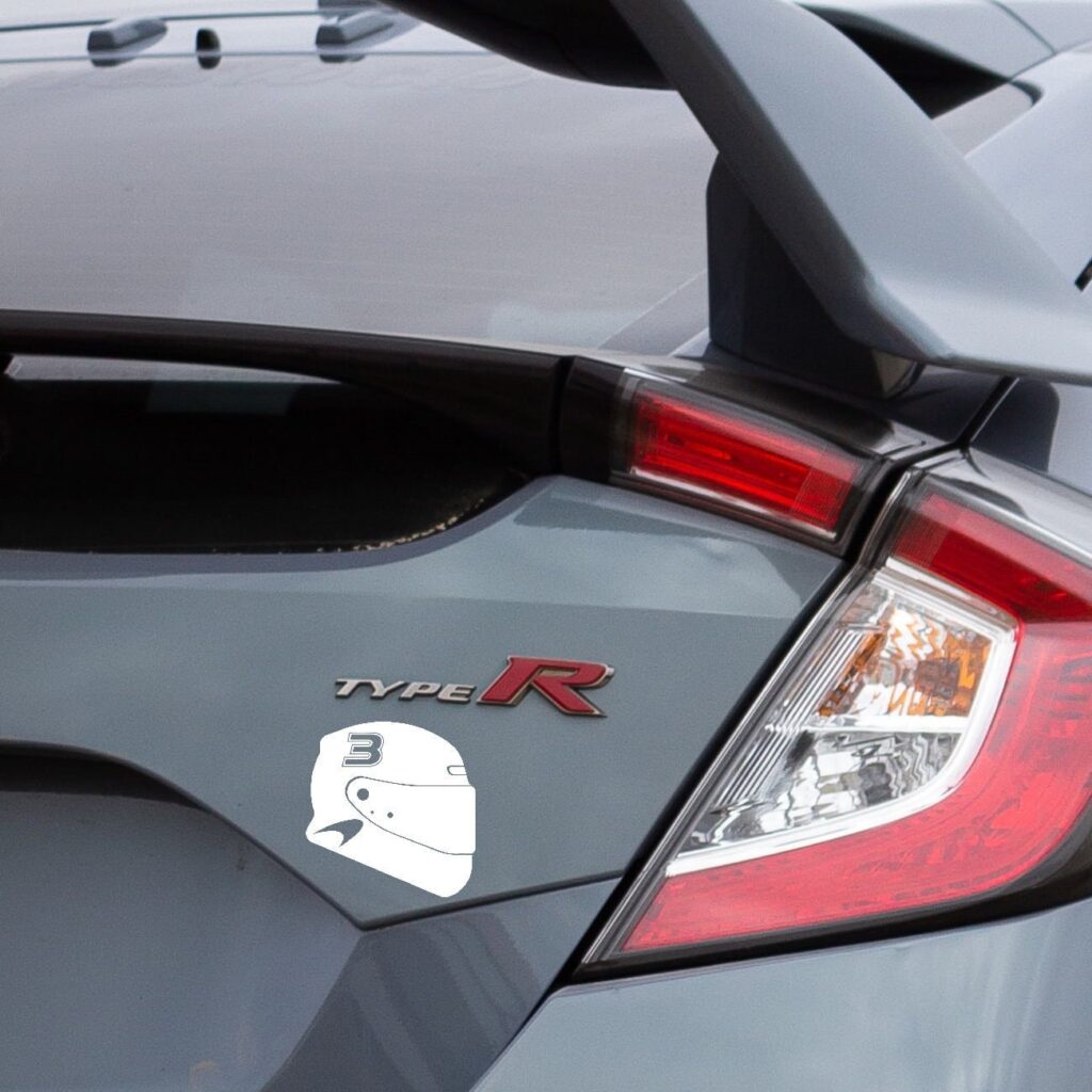 Racing driver Daniel Ricciardo – Helmet – Vinyl Decal Sticker Vinyl ...