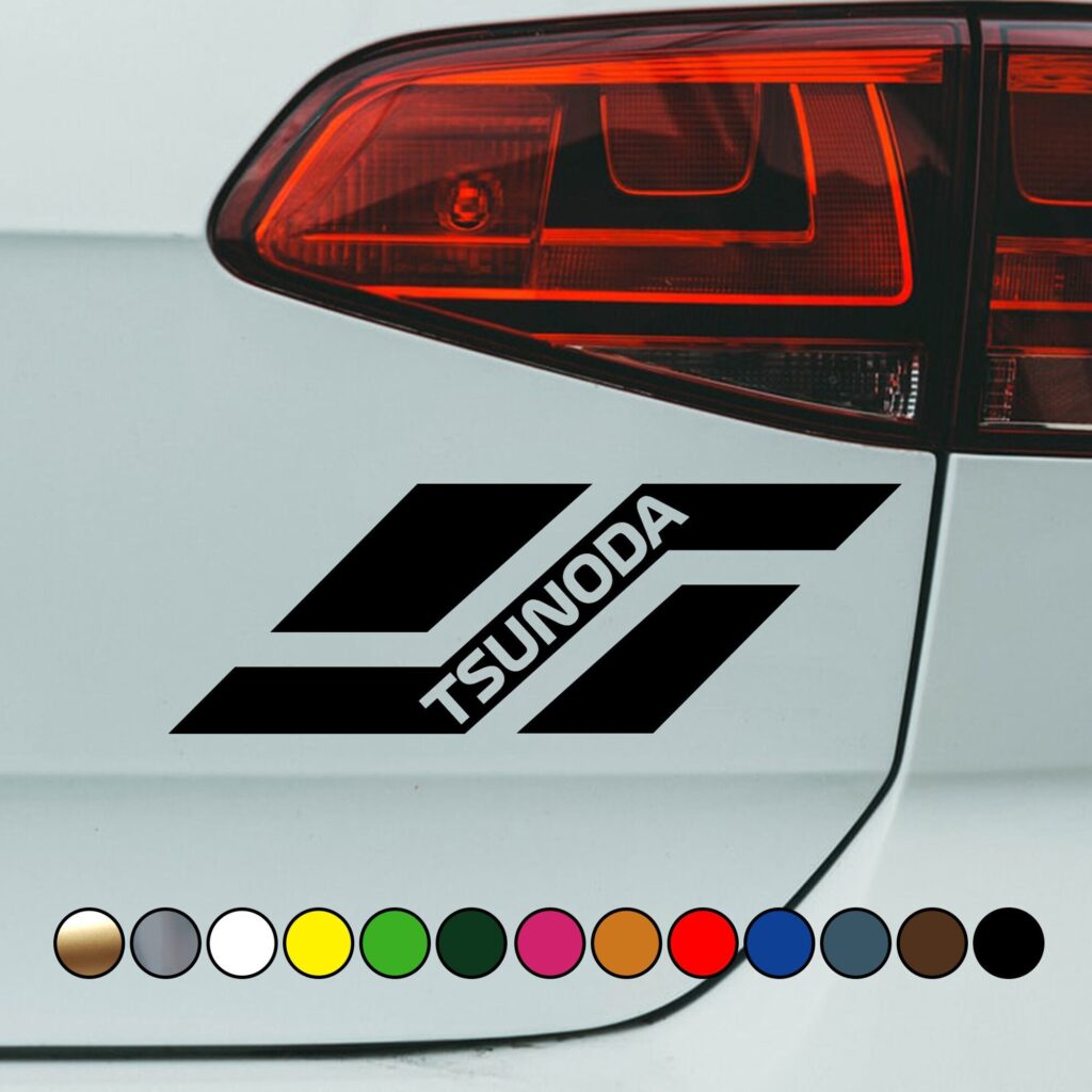 Racing driver Yuki Tsunoda #22 fan verison logo - Vinyl Decal Sticker ...