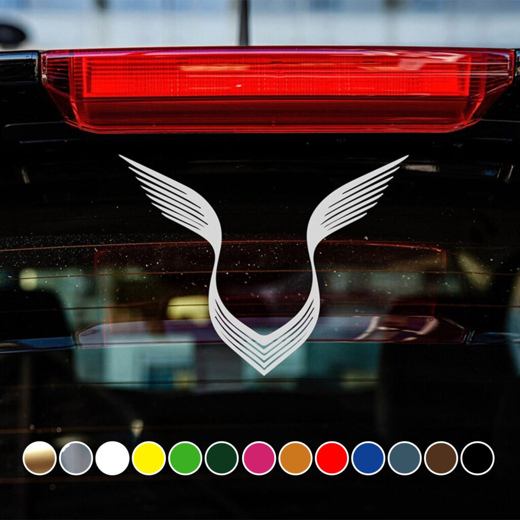 Racing driver Lewis Hamilton Wings High Quality Logo - Vinyl Decal ...