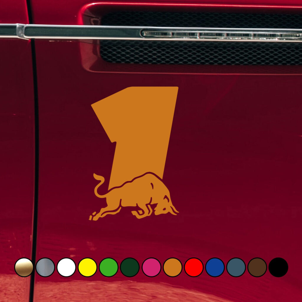 Racing driver Max Verstappen #1 #33 Flying Dutchman bull fan version ...