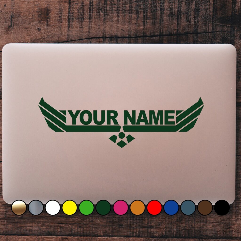Military Personalized pilot callsign US AIR FORCE - Vinyl Decal Sticker ...