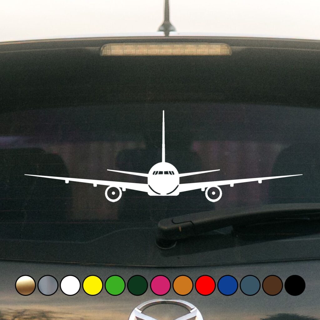 Boeing 767 Family Airplane Plane High Quality Logo - Vinyl Decal ...