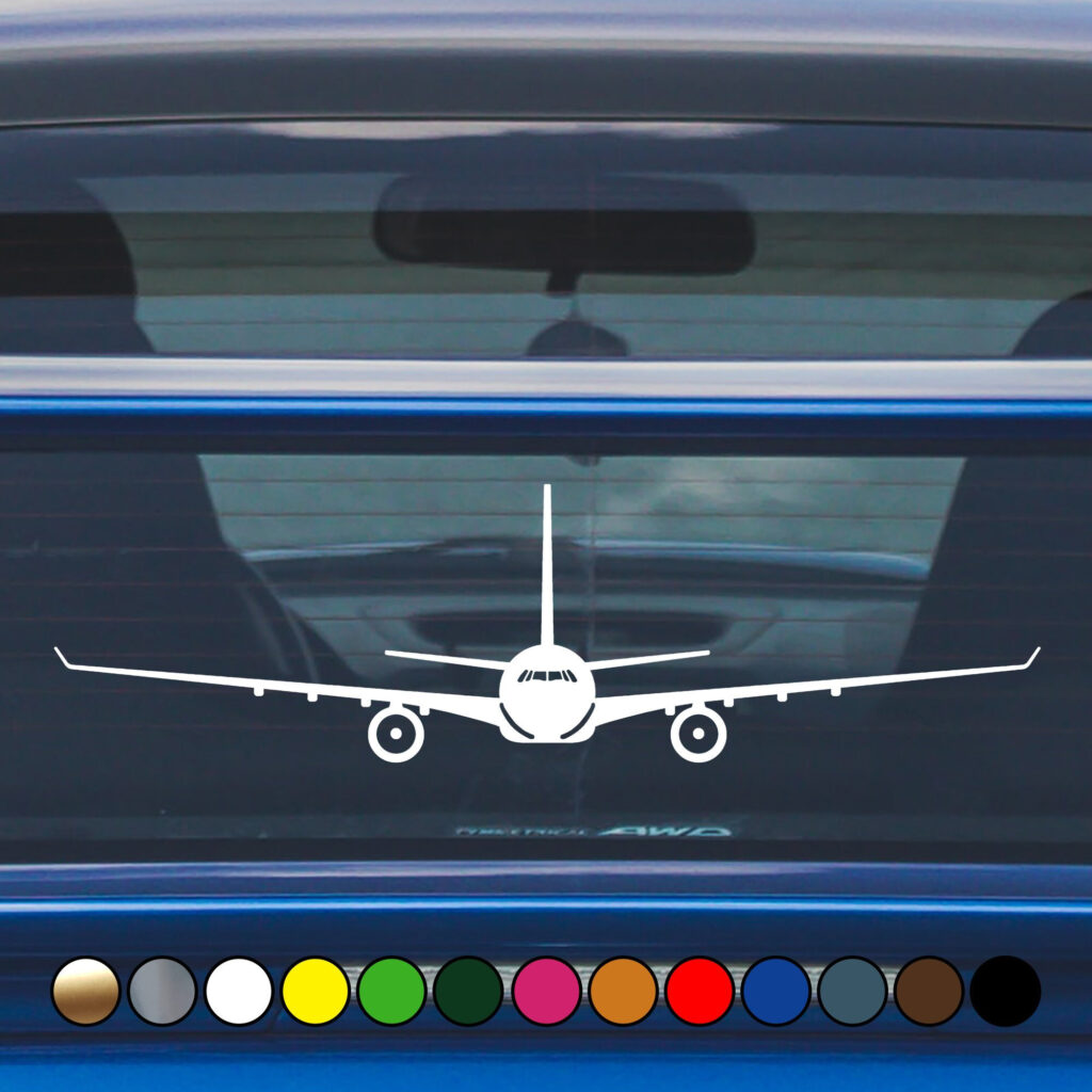 Airbus A330 Airplane Plane High Quality Logo - Vinyl Decal Sticker ...