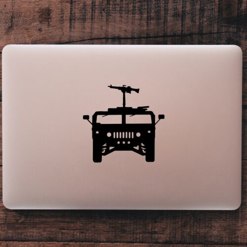 Military Humvee HMMWV Vechicle front view logo sticker - Vinyl Decal ...