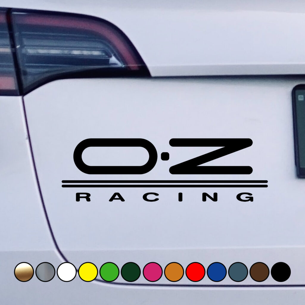 OZ Racing Alloy Wheels high quality logo – Vinyl Decal Sticker Vinyl ...