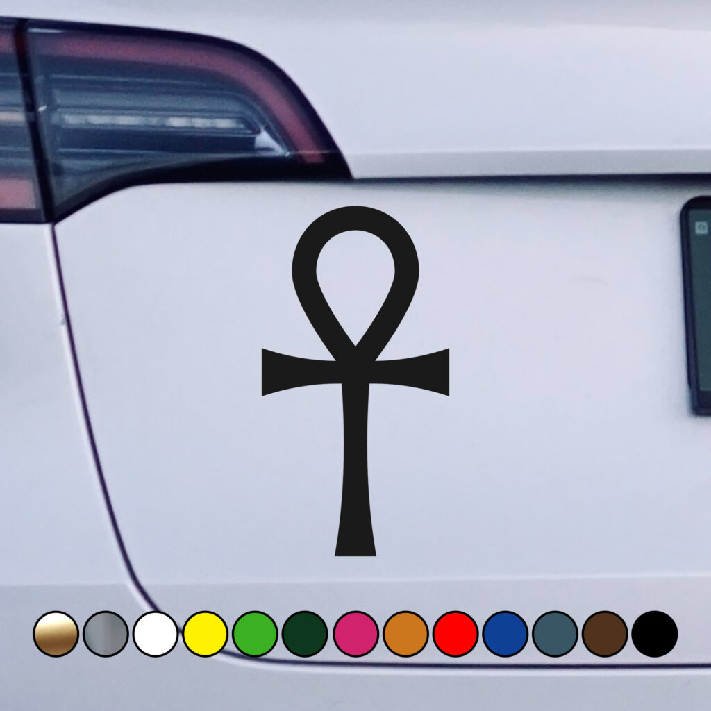 Symbol Ankh logo Ancient Egypt high quality sticker – Vinyl Decal ...