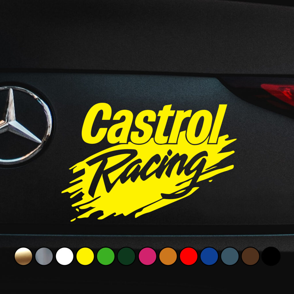 Castrol racing - Vinyl Decal Sticker Vinyl Decals 4u Vinyl Decals 4u