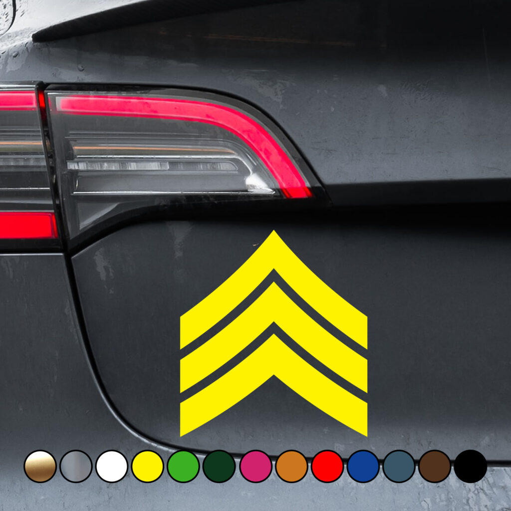 Military US ARMY Rank - Sergeant Sticker - Ranks - Vinyl Decal Sticker ...