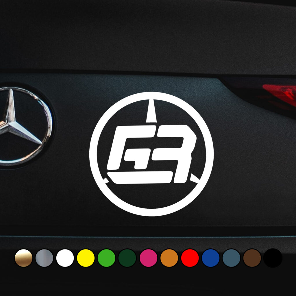 Racing driver George Russell number #63 in Mercedes logo - Vinyl Decal ...