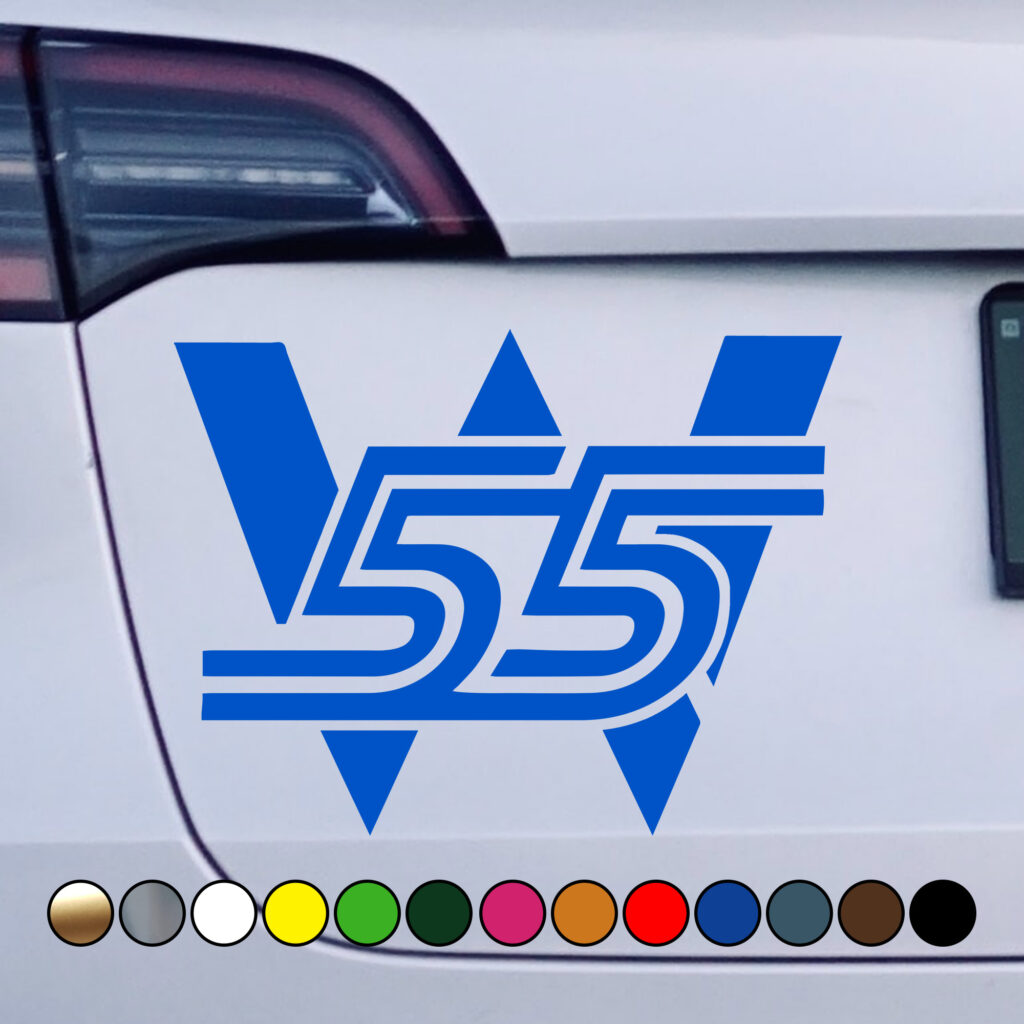 Racing driver Carlos Sainz - Number 55 fan version - Williams - Vinyl ...